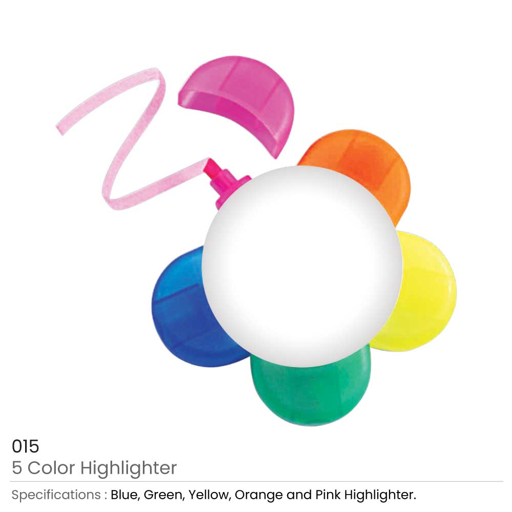 5 Colors Highlighter – Promotional Gifts Suppliers