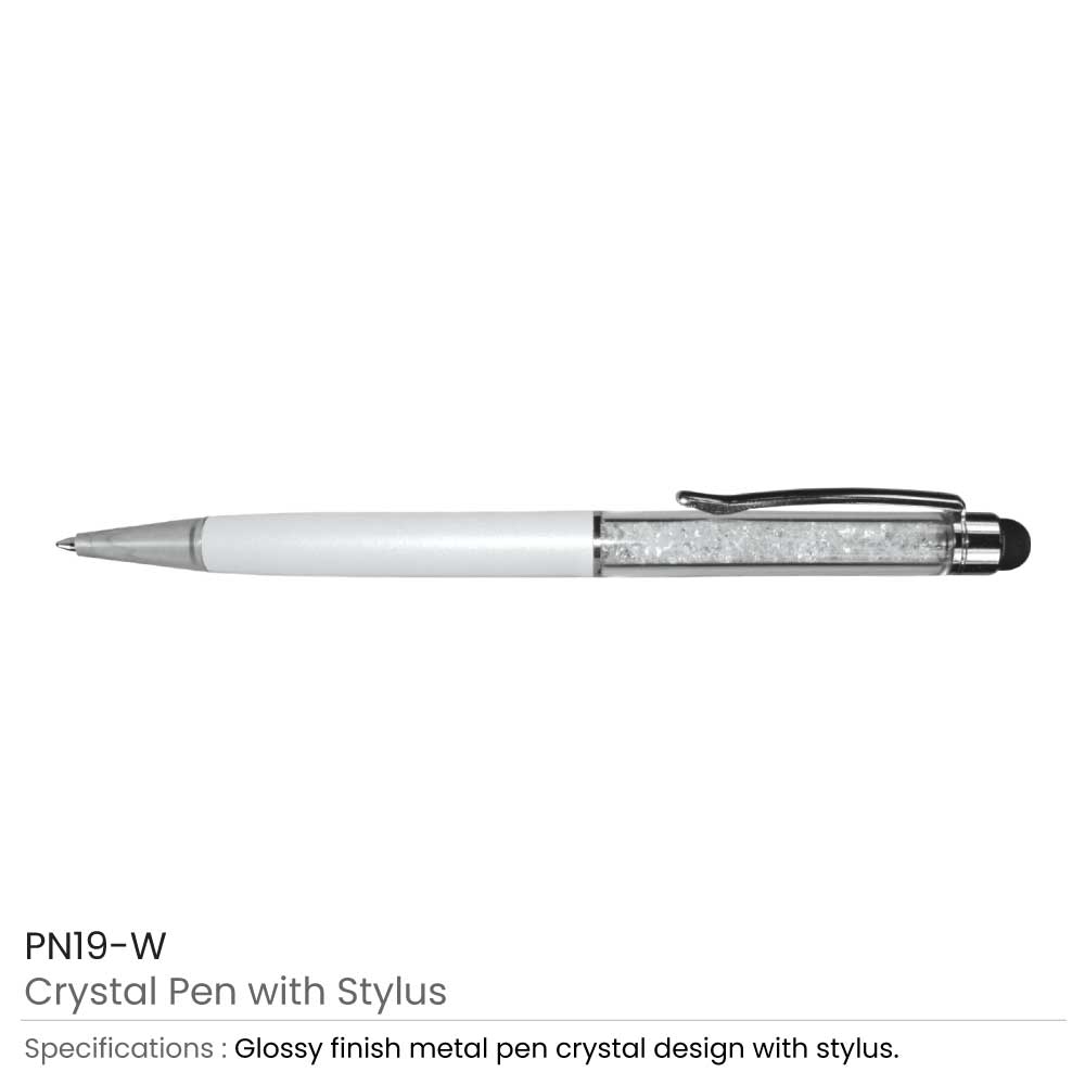 Crystal Pens with Stylus | Promotional Gifts Suppliers