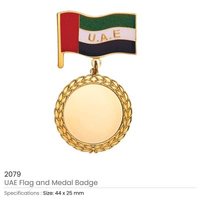 UAE Flag and Medal Badges – Promotional Gifts Suppliers